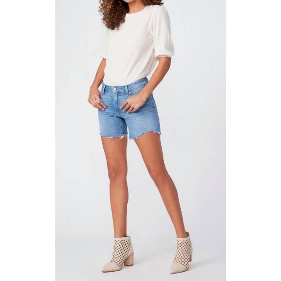 PAIGE | Shorts | New Paige Sarah Longline Denim Short In Rochelle ...
